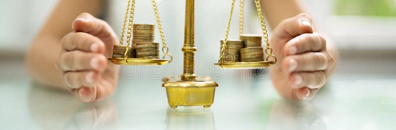 Money and Wealth Balance stock image. Image of finance - 219295991