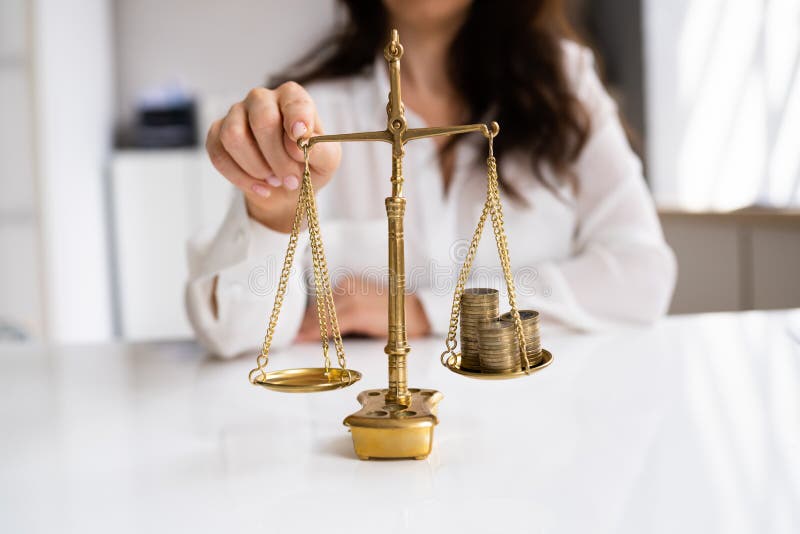 Money and Wealth Balance stock photo. Image of business - 245918552