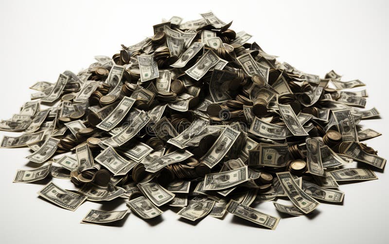 Money White Background stock photo. Image of business - 345026560