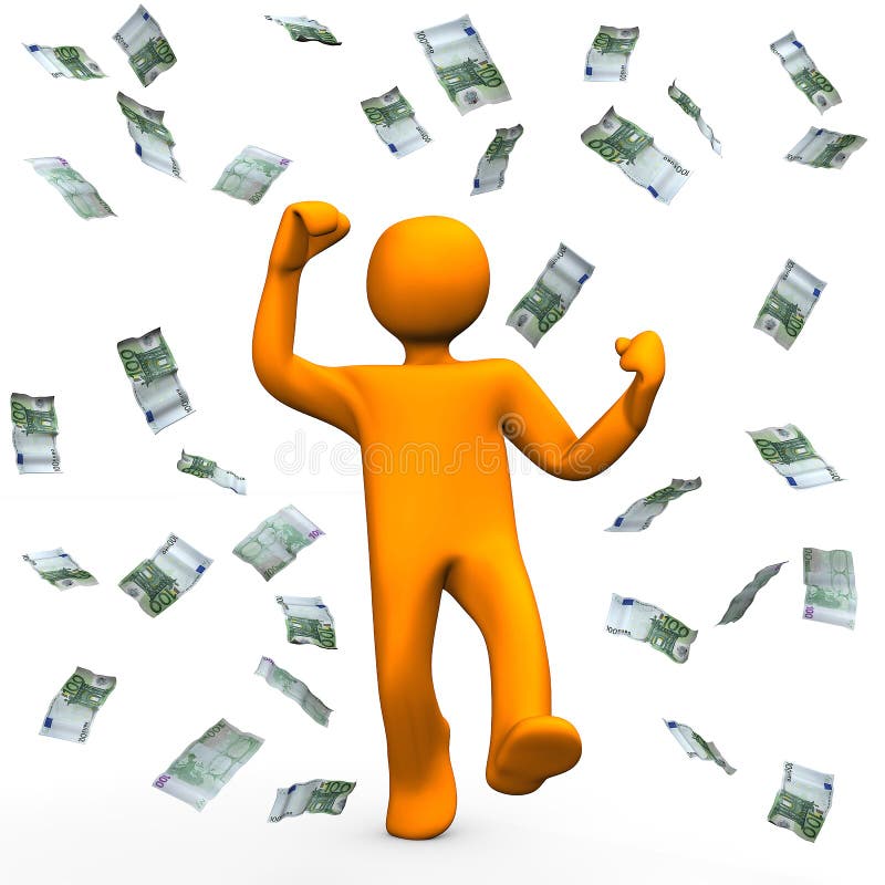 Money Winner stock illustration. Illustration of game - 26603233