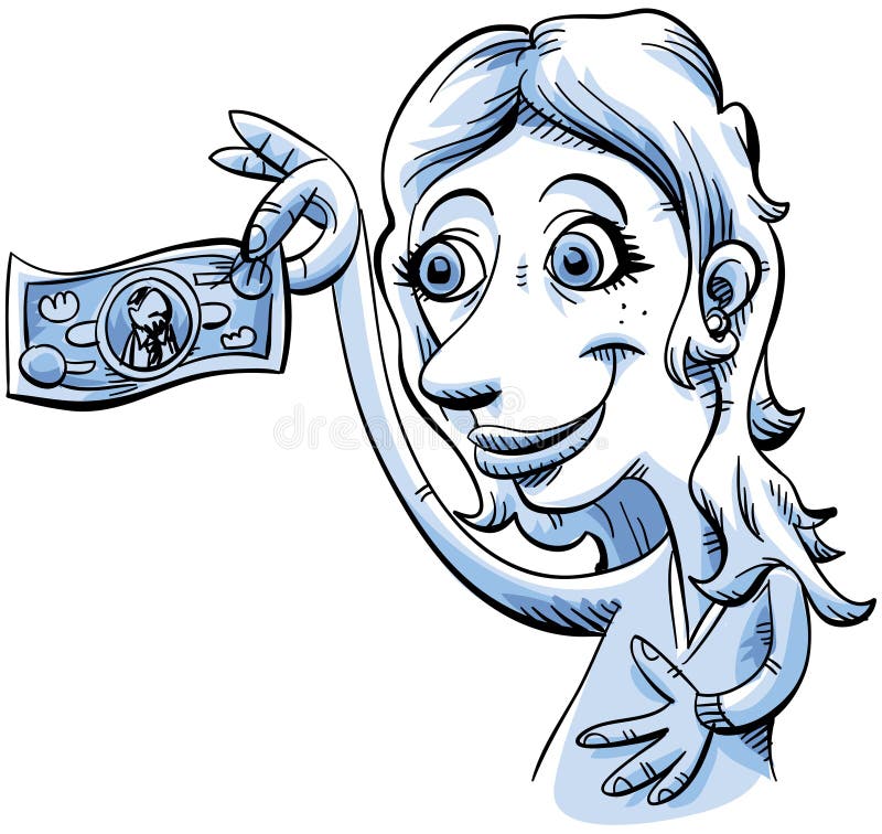 Cartoon Money Woman Stock Illustrations – 29,936 Cartoon Money Woman ...
