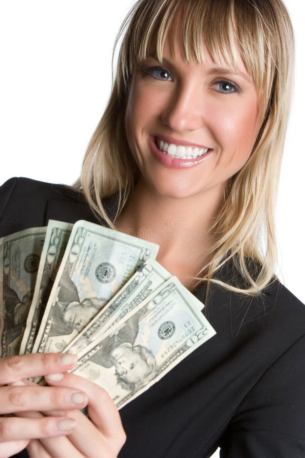 Money Woman Smiling stock photo. Image of joyful, finances - 11919250