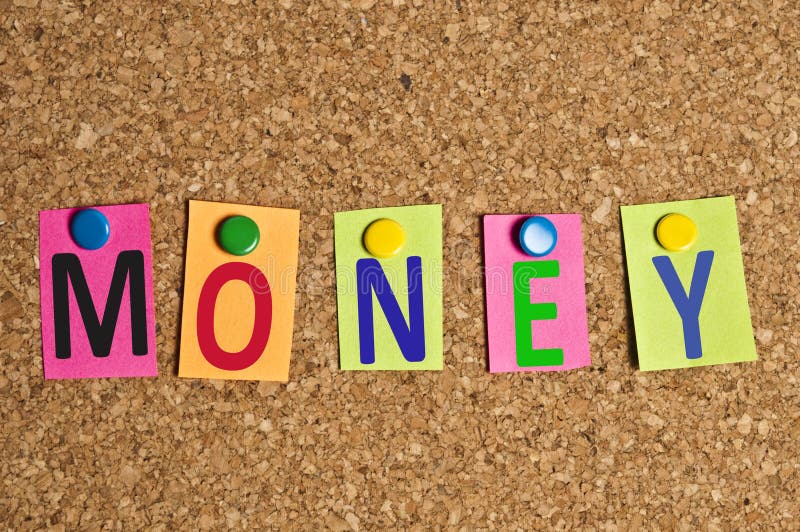 Money word stock photo. Image of stick, todo, text, office - 22547964
