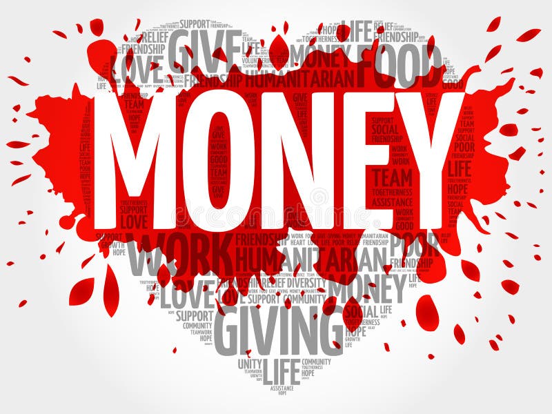 Money word cloud stock illustration. Illustration of handful - 200681287