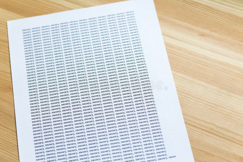 Money stock image. Image of salary, whriting, finance - 67476855