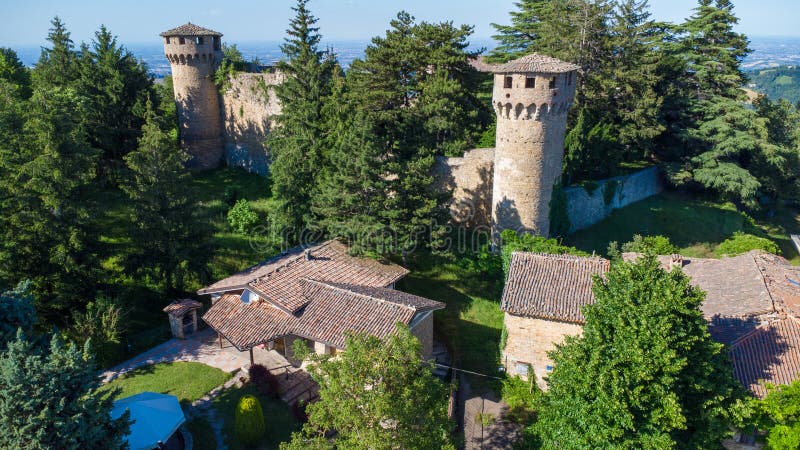 Monfestino Serramazzone Medieval Castle in the Modena Apennines Stock ...
