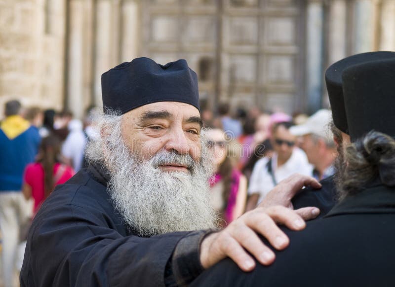 Monges ortodoxos do russo foto editorial. Imagem de israel - 26444211