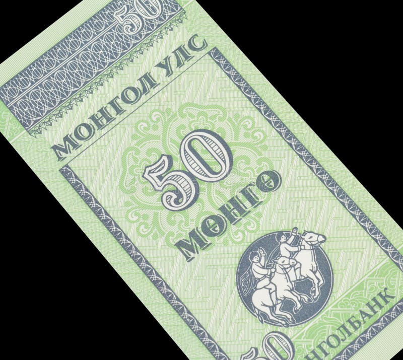 50 Mongo Banknote Printed by Mongolia Stock Image - Image of mongolia ...