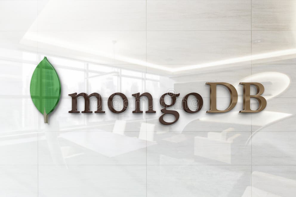 Mongodb on Iphone Realistic Texture Editorial Photography ...