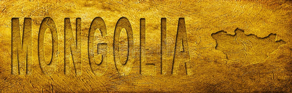 Mongolia Grunge Gold Texture Stock Illustration - Illustration of retro ...