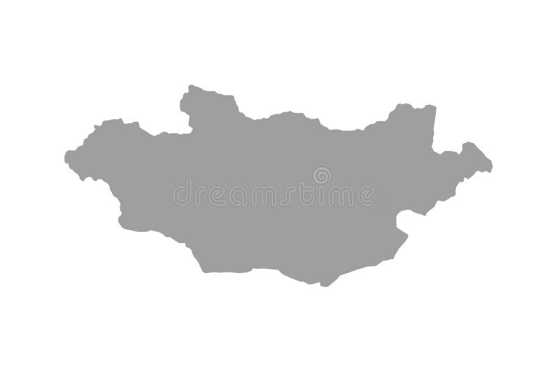 Mongolia map vector stock vector. Illustration of asia - 140470559
