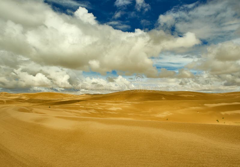 Mongolia. Sands Mongol Els stock photo. Image of adventure - 152728308