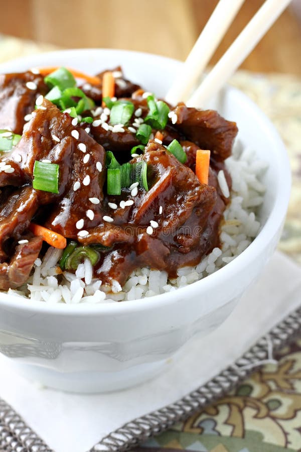 Mongolian Beef stock photo. Image of mongolian, cooked - 82589364