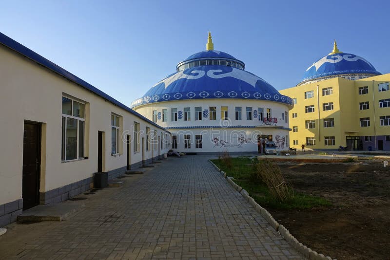 The Residence of the Mongolian Princes in Alxa Editorial Image - Image ...