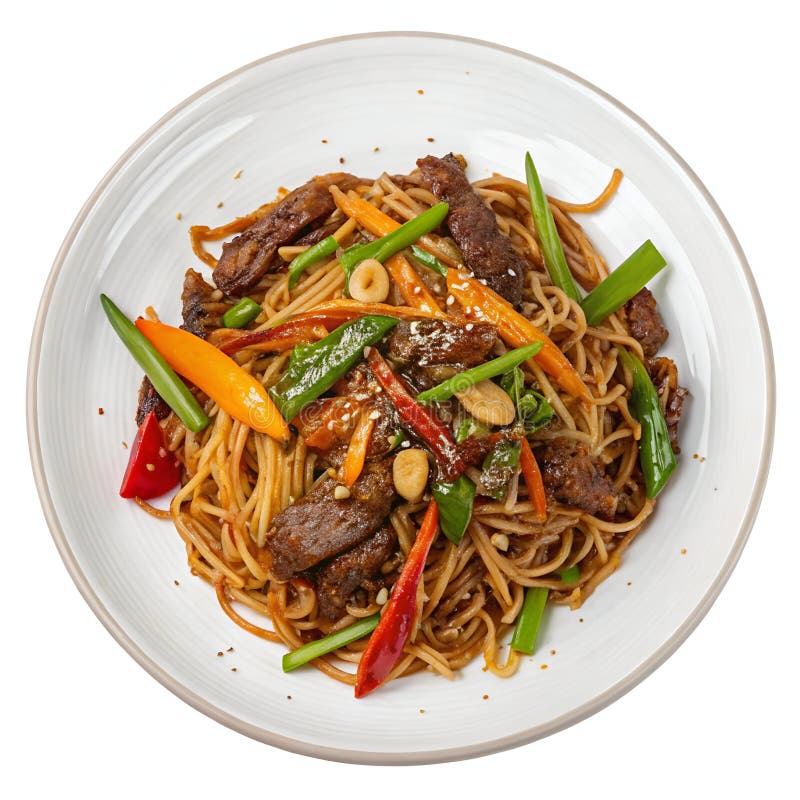 Mongolian Cuisine Dish stock illustration. Illustration of delicious ...