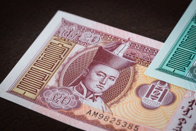 Mongolian Currency, Twenty Tugrik Money Stock Photo - Image of crisis ...