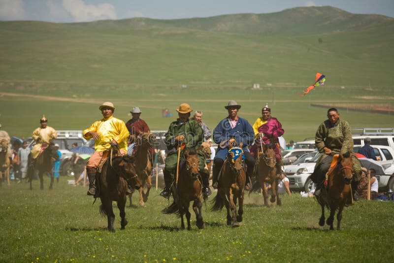 Mongolian Horse race editorial photo. Image of naadam - 5914931