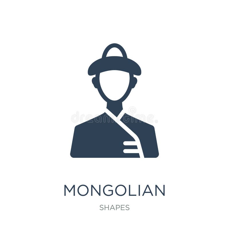 Mongolian Icon Vector Sign and Symbol Isolated on White Background ...