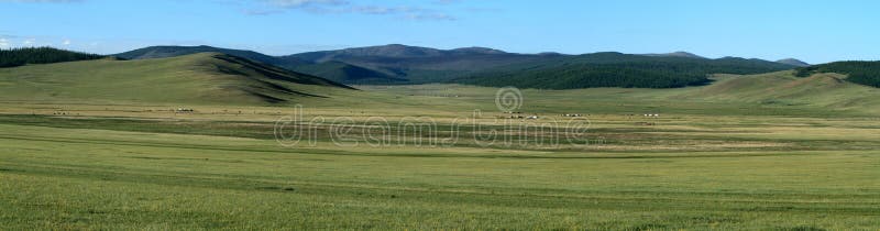 Mongolian Landscape and Nature Stock Image - Image of nature, orkhon ...