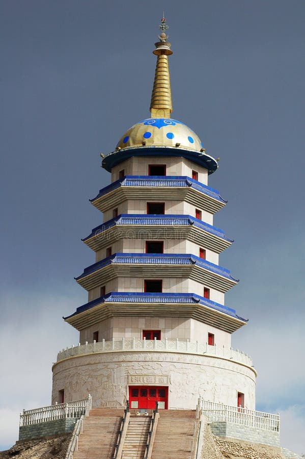 Mongolian pagoda stock photo. Image of stupa, gate, tower - 12242562