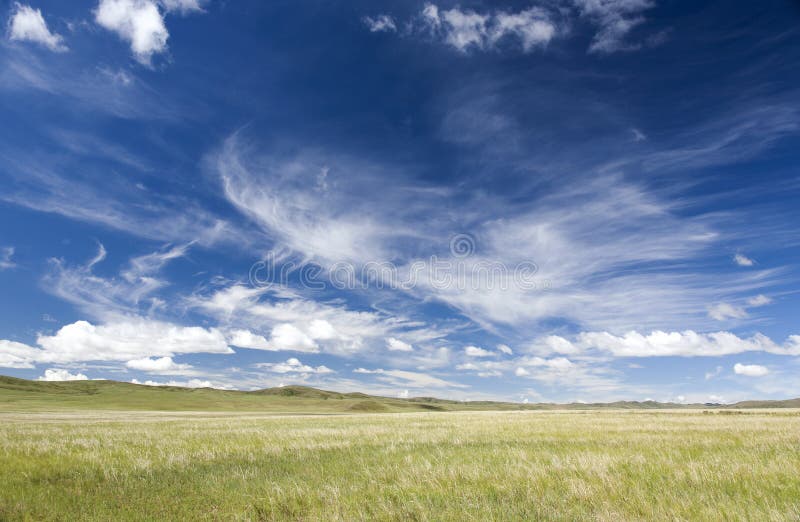 Mongolian Steppes stock photo. Image of grassland, landscape - 36743358