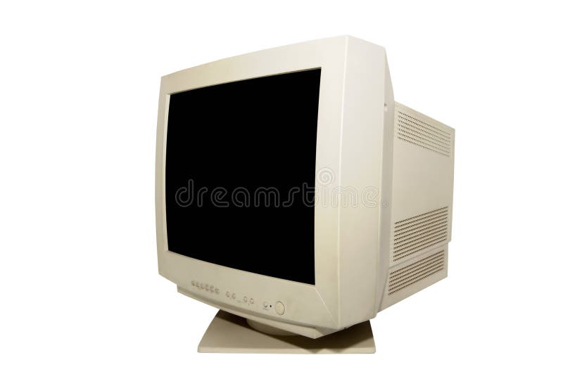 Old Computer Monitor Front