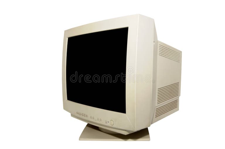 Computer Crt Monitor Front View Stock Photos - Free & Royalty-Free ...