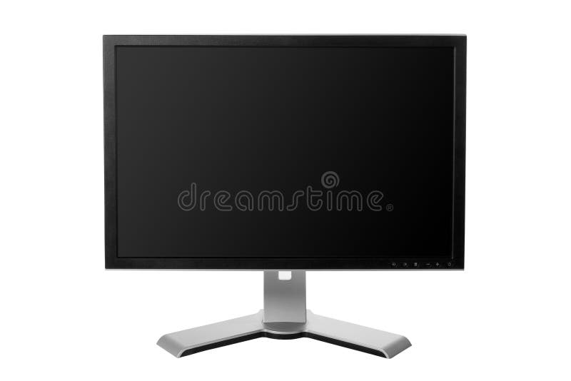 Wide LCD monitor stock image. Image of design, equipment - 6921371