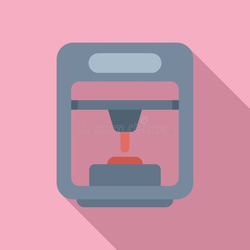 Monitor Bioprinting Icon Flat Vector. Eye Future Stock Illustration - Illustration of medical ...