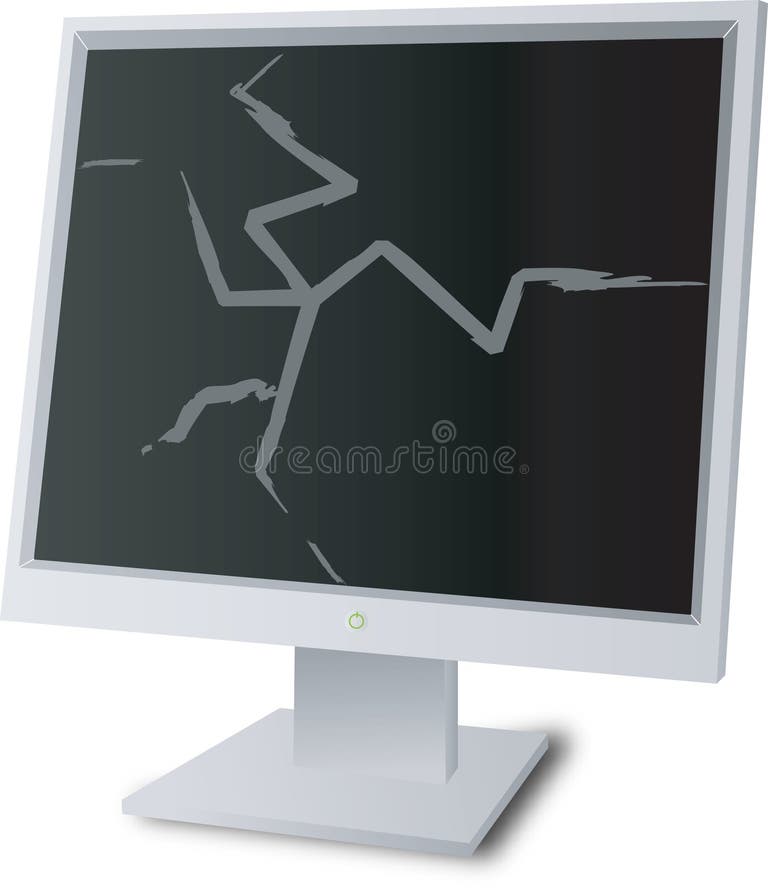 Broken Monitor Stock Illustrations – 8,433 Broken Monitor Stock ...
