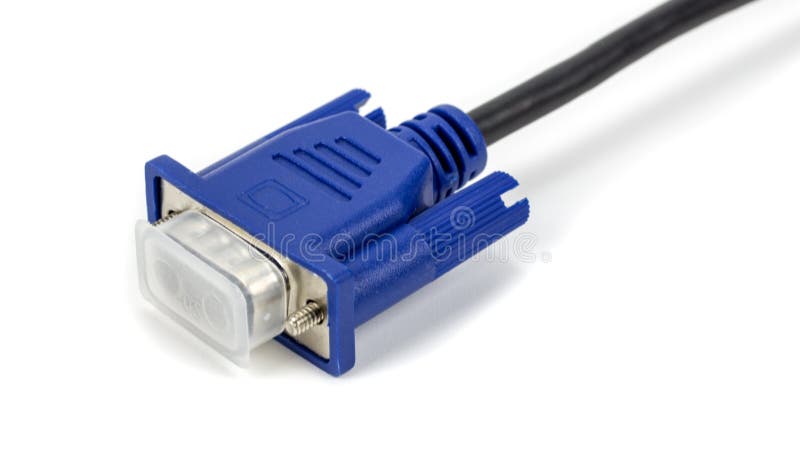 Monitor cable stock photo. Image of cable, blue, monitor - 501680