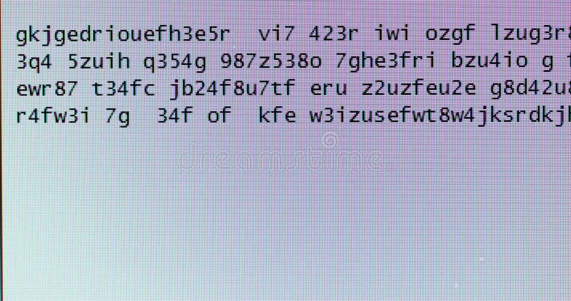 Computer Screen, Typing Random Letters Stock Video - Video of ... Computer Screen, Typing Random Letters Stock Video - Video of ...