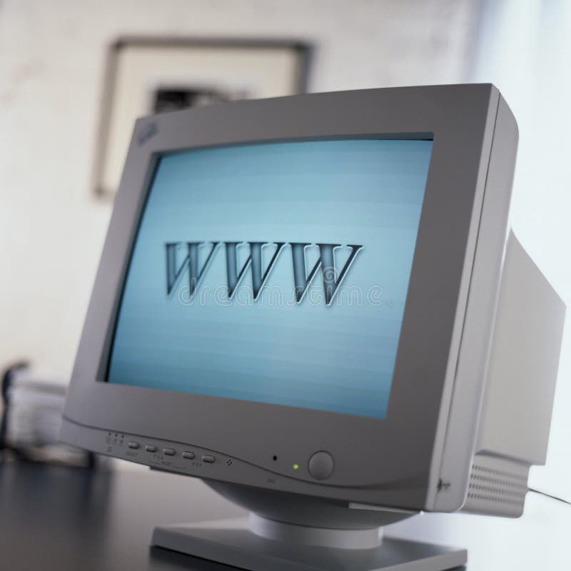 Monitor Close-up Picture. Image: 4844025