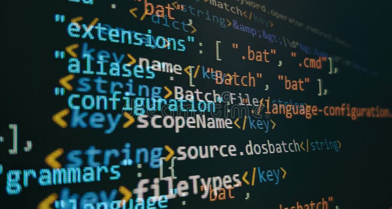 Monitor Closeup of Function Source Code. Abstract it Technology ... Monitor Closeup of Function Source Code. Abstract it Technology ...