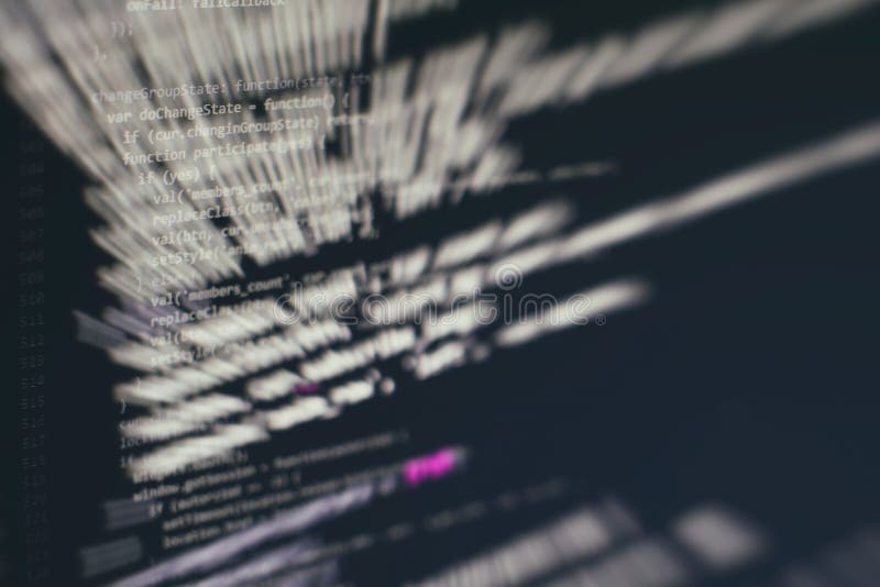 Monitor Closeup Of Function Source Code Abstract It Technology Background Software Source Code 4251
