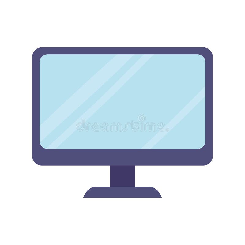 Monitor computer device stock vector. Illustration of network - 232218979