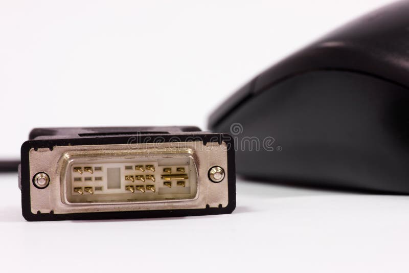 Monitor connector stock image. Image of blue, electronic - 34311263