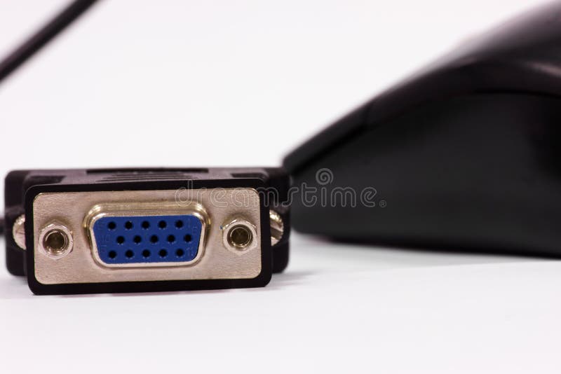 Monitor connector stock image. Image of connection, connector - 34311275