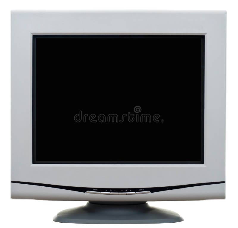 Monitor de la CRT imagen de archivo. Imagen de eléctrico - 24433877