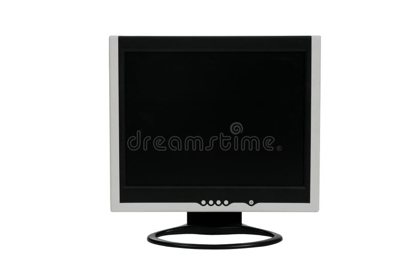 Monitor Del Ordenador Del LCD Sobre Blanco Imagen de archivo - Imagen ...