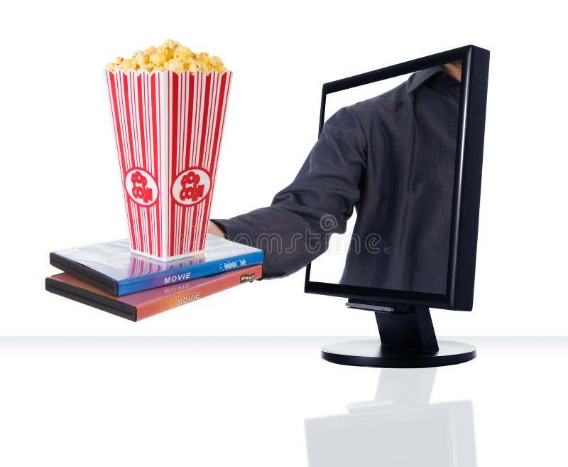 Monitor Movies stock photo. Image of hollywood, give, snack - 5049410