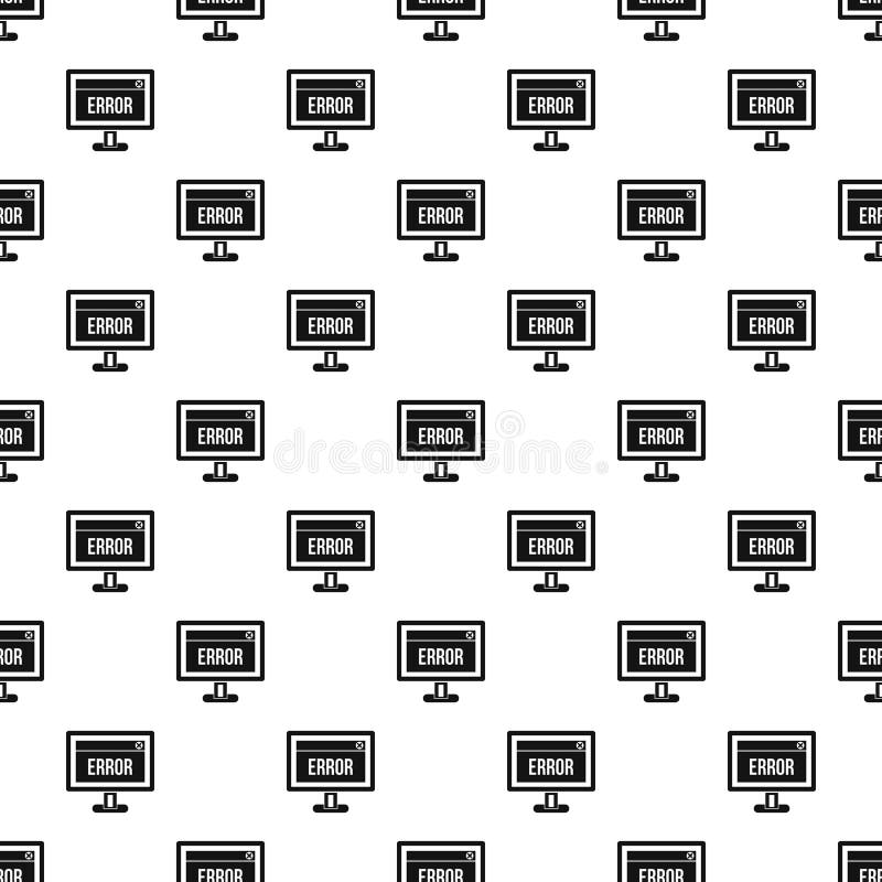 Error Pattern Vector on Dark Blue Background for a Unique and Creative ...