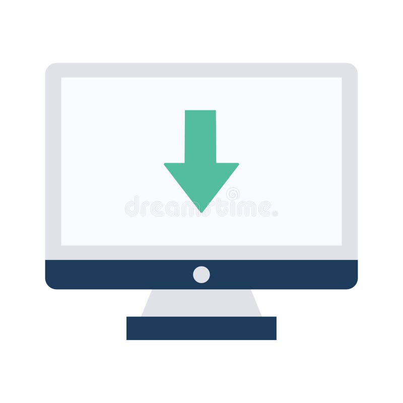 Monitor Export Isolated Vector Icon Which Can Easily Modify or Edit ...