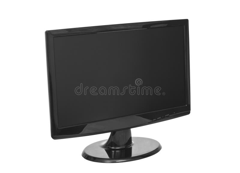 Monitor stock image. Image of soft, interior, flat, isolated - 96238217