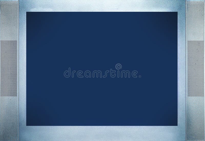 Monitor with a Gray Screen. Stock Image - Image of equipment ...