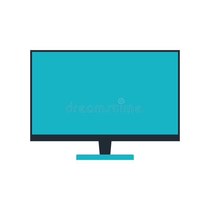 Monitor Icon, Display Screen, Computer Monitor Symbol Stock Vector ...