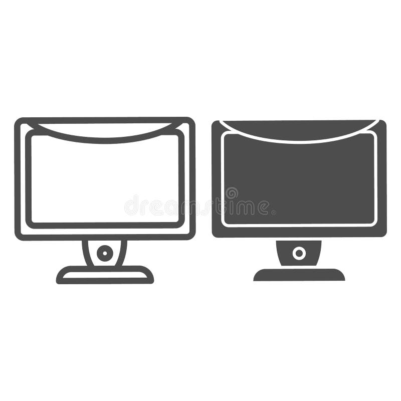 Desktop Outline Stock Illustrations – 27,196 Desktop Outline Stock ...