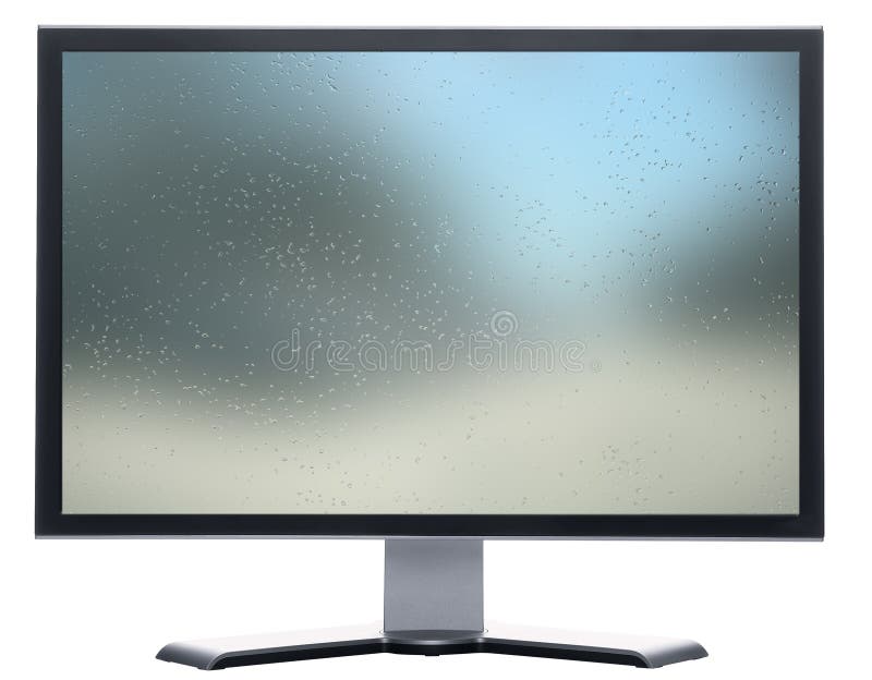Monitor With Metal Screen Picture. Image: 9665162
