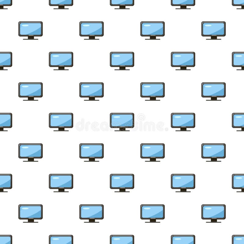 Monitor pattern seamless stock vector. Illustration of modern - 120261139