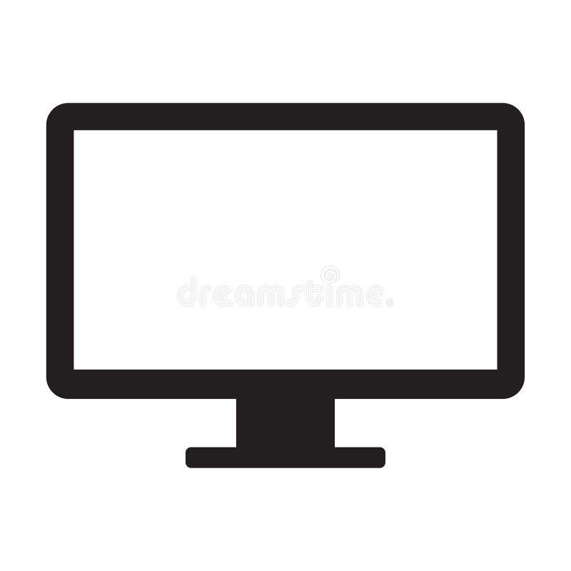 Monitor, Pictogram, Vector Pictogram Computerscherm Vector Illustratie ...